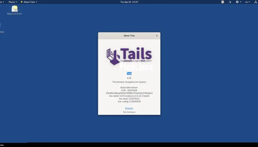 Tails 4.18: Tor Browser 10.0.16 Update And Intel Firmware Enhancements
